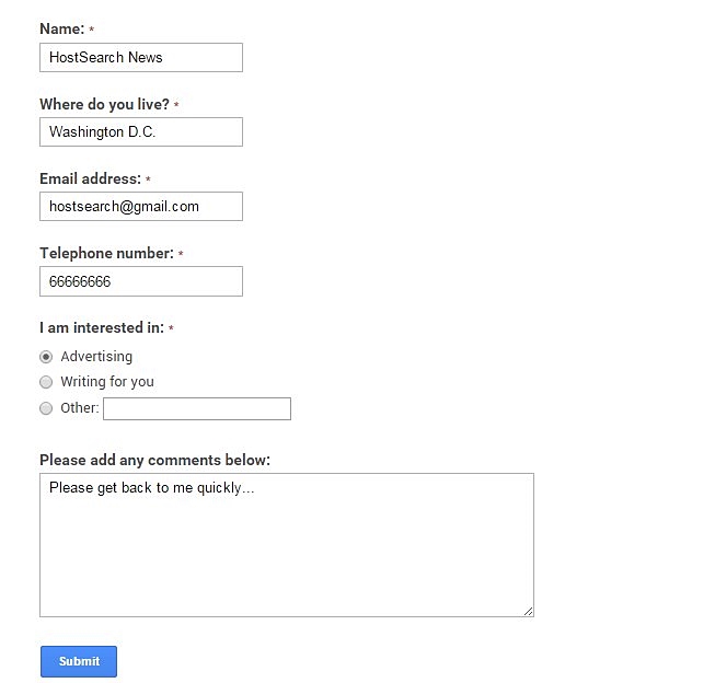 Using Google Forms as an Email Form Solution for Your Website